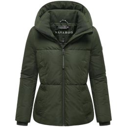 Winterjacke Navahoo "Winterjacke Fl&uuml;sterfee 14", Damen, Gr. L, gr&uuml;n (schwarz olive), Obermaterial: 100% Polyester PES. Obermaterial: Futter: 100% Polyester PES. 100% Polyester PES., Jacken Winterjacke