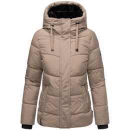 Steppjacke Navahoo "Steppjacke Sag ja XIV", Damen, Gr. L, grau (taupe grau), Obermaterial: 100% Polyester PES. Obermaterial: Futter: 100% Polyester PES. 100% Polyester PES., Jacken Steppjacke