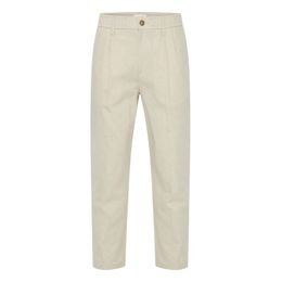 Leinenhose Casual Friday "Leinenhose CFMarc", Herren, Gr. 36, L&auml;nge 32, beige (chateau gray melange), Obermaterial: 55% Leinen LI. 45% Baumwolle CO., Hosen Leinenhose