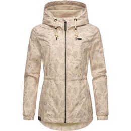 Outdoorjacke Ragwear "&Uuml;bergangsjacke Dankka Spring", Damen, Gr. 5XL, beige, Obermaterial: 100% Polyester PES. Obermaterial: Futter: 100% Polyester PES., Jacken Outdoorjacke