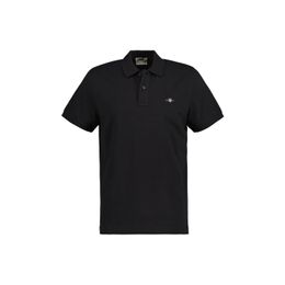 Poloshirt Gant "Poloshirt Regular Shield Pique Polo 1er Pack", Herren, Gr. XXL, schwarz, Obermaterial: 100% Baumwolle CO., Shirts Poloshirt