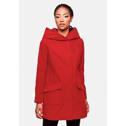 Winterjacke Marikoo "Marikoo Mayleen Damen Softshell Jacke B856", Damen, Gr. XXL, rot (dunkelrot), Obermaterial: 95% Polyester PES. 5% Elasthan EL., Jacken Winterjacke