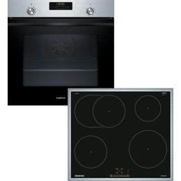 Constructa Backofen-Set "CX5BI610", Energieeffizienz: A+, schwarz (edelstahl, schwarz), Herdsets, Backofen-Set