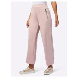 CR&Eacute;ATION L Culotte CREATION L, Damen, Gr. 46, Normalgr&ouml;&szlig;en, beige (puder), 50% Modal, 44% Polyester, 6% Elasthan, unifarben, lang, Hosen Culotte