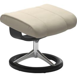 Fu&szlig;hocker stressless "Consul", beige (cream batick), B:54cm H:41cm T:39cm, Leder BATICK: BATICK ist ein leicht korrigiertes, durchgef&auml;rbtes und genarbtes M&ouml;belleder, bei dem die meisten Unebenheiten und Spuren in der Regel entfernt wurden.;Leder PALOMA: PALOMA ist ein durchgef&auml;rbtes Semianilin-M&ouml;belleder mit nat&uuml;rlicher Narbung.;ROHLEDER Stoff Q2 FARON: Ein fester zuverl&auml;ssiger Boucl&eacute; mit einem st