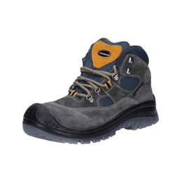 Sicherheitsschuh Canadian Line "Sherpa" Gr. 45, grau (grau, blau), 45, Obermaterial: 50% Rindsleder Leather cow. 50% Nylon NY., Schuhe, Sicherheitsschuh