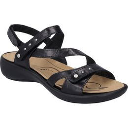 Sandale Josef Seibel "Ibiza 70, schwarz", Damen, Gr. 36, schwarz, Obermaterial: 100% Rindsleder Leather cow., Schuhe Sandale