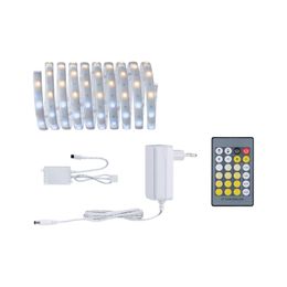 Paulmann LED-Streifen "MaxLED 250 Basisset 3m 11W 230/24V 24VA Silber Kunststoff", silber (silberfarben), Flammen 1 Stk., Lichterketten, IP44 Cover 2700-6500K TunableWhite, LED-Streifen