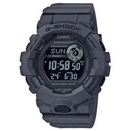 Smartwatch Casio G-SHOCK "GBD-800-1BER", grau (dunkelgrau, anthrazit, dunkelgrau), Smartwatches, Herren, Smartwatch, Quarzuhr,Armbanduhr,Herrenuhr,Schrittz&auml;hler,bis 20bar wasserd.digital