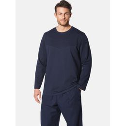 Pyjama Babista "Langarmshirt GULLITOSSI", Herren, Gr. XXL, blau (dunkelblau), Obermaterial: 100% Baumwolle CO., Homewear-Sets Pyjama