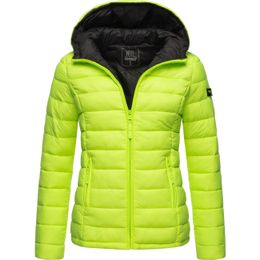 Steppjacke Marikoo "Steppjacke Lucy", Damen, Gr. XS, gr&uuml;n (neon gr&uuml;n), Obermaterial: 100% Nylon NY. Obermaterial: Futter: 100% Polyester PES. 100% Polyester PES., Jacken Steppjacke
