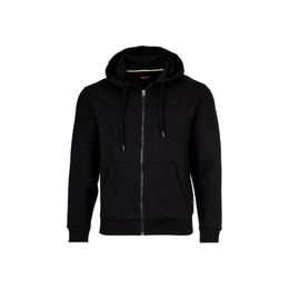 Sweatshirt Replay "Sweatjacke Sweatshirt, BRUSHED FLEECE", Herren, Gr. L, schwarz, Obermaterial: 80% Baumwolle CO. 20% Polyester PES., Sweatshirts Sweatshirt