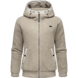 Outdoorjacke Ragwear "&Uuml;bergangsjacke Cousy Short", Damen, Gr. 3XL, beige (bone24), Obermaterial: 100% Polyester PES. Obermaterial: Futter: 100% Polyester PES., Jacken Outdoorjacke