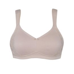 Minimizer-BH SuSa "Minimizer ohne B&uuml;gel Nizza", Damen, Gr. 80, Cup C, beige (sand), Obermaterial: 75% Baumwolle CO. 20% Polyamid PA. 5% Elasthan EL., BHs Minimizer-BH