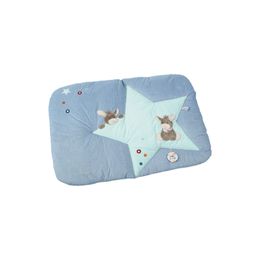 Krabbeldecke Sterntaler "Spieldecke ESEL Emmi", Baby, bunt (original), Obermaterial: 55% Polyester PES. 42% Baumwolle CO. 3% Elasthan EL., Wohndecken Krabbeldecke