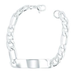 Adelia&acute;s Armband ADELIA&acute;S "Herren Armband aus Edelstahl 21 cm" Gr. 21, silber, Armb&auml;nder, Herren, Edelstahl, Armband