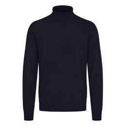 Strickfleece-Pullover Blend "Strickpullover BHBRUTON roll neck knit", Herren, Gr. S, schwarz, Obermaterial: 100% Polyester PES., Pullover Strickfleece-Pullover