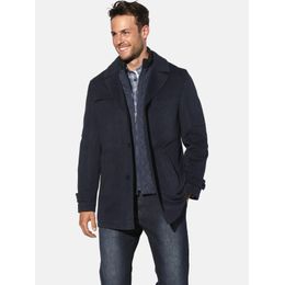 Langjacke Babista "Jacke TONIO", Herren, Gr. 58, blau (dunkelblau), Obermaterial: 80% Polyester COOLMAX PES(Coolmax). 20% Wolle mw., Jacken Langjacke