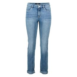 Webhose Zero "Jeans Style Orlando schmales Bein 32 Inch", Damen, Gr. 38, EURO, blau (blau denim), Obermaterial: 94% Baumwolle CO. 5% Elastomultiester ELE. 1% Lyocell CLY., Hosen Webhose