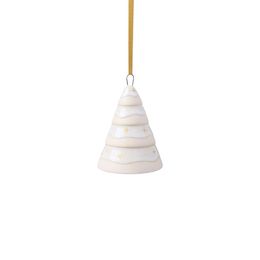 Weihnachtsfigur "Ornament Tannenbaum Winter Glow beige", beige, LIKE. BY VILLEROY & BOCH, Dekofiguren, Weihnachtsfigur