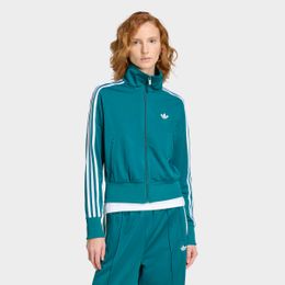 Trainingsjacke adidas originals "FIREBIRD CLASSIC", Damen, Gr. M, legacy teal, wei&szlig;, Obermaterial: 100% Polyester, Jacken Trainingsjacke, FIREBIRD, regul&auml;re Passform