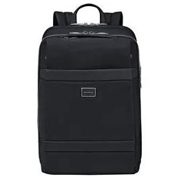 Laptoprucksack Samsonite "IMAGE BIZ", Gr. B/H/T: 13,5cm x 38,5cm x 26cm, schwarz, Nylon, Polyurethane, Rucks&auml;cke Laptoprucksack