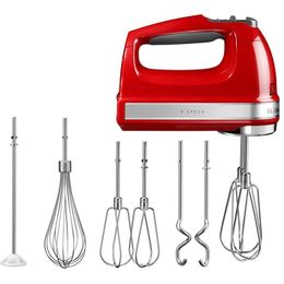 KitchenAid Handmixer "5KHM9212EER EMPIRE ROT", rot (empire rot), B:8cm H:15cm T:20cm, Mixer, 9 Stufen, Handmixer