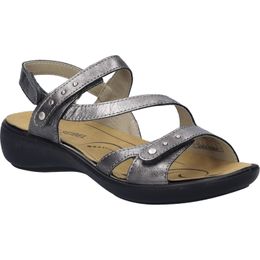 Sandale Josef Seibel "Ibiza 70, anthrazit", Damen, Gr. 42, grau (anthrazit), Obermaterial: 100% Rindsleder Leather cow., Schuhe Sandale