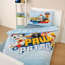 Babybettw&auml;sche PAW PATROL "PAW PATROL", bunt, B/L: 100cm x 135cm, 1 Stk., 1 Stk., Renforc&eacute;, B/L: 40cm x 60cm, 2 Stk., Renforc&eacute;, Obermaterial: 100% Baumwolle, Bettw&auml;sche, Babybettw&auml;sche