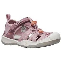 Sandale Keen "MOXIE SANDAL", Jungen, Gr. 31, rosa (nostalgia rose, papaya punch), Synthetik, Textil, Schuhe Sandale