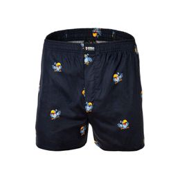 Webboxer Happy Shorts "Web-Boxershorts 1er Pack", Herren, Gr. M, bunt (bird), Obermaterial: 100% Baumwolle CO., Unterhosen Webboxer