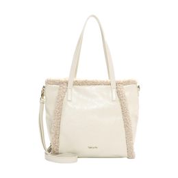 Shopper Tamaris "Shopper TAS Gitta", Damen, Gr. B/H/T: 40cm x 33cm x 20cm 0, beige (beige 400), Polyurethan, Taschen Shopper