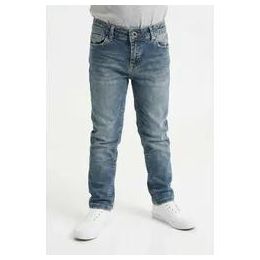 5-Pocket-Jeans Cars Jeans "Jeans Balboa", Jungen, Gr. 16 (176), N-Gr, blau (stone used), Denim/Jeans, Obermaterial: 89% Baumwolle, 8% Polyester, 3% Elasthan, Abriebeffekte, loose fit normal, Jeans 5-Pocket-Jeans, in coolen Waschungen