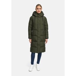 Winterjacke Marikoo "Marikoo Chumanii Damen Herbst Winter Steppmantel Parka lang N057", Damen, Gr. 5XL, gr&uuml;n (schwarzolive), Obermaterial: 100% Polyester PES., Jacken Winterjacke