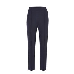 Schlupfhose GOLDNER "Damen-Schlupfhose SARA mit Stretchkomfort", Damen, Gr. 42, N-Gr, blau (marine), Obermaterial: 50% Polyamid PA. 45% Viskose CV. 5% Elasthan EL., Hosen Schlupfhose