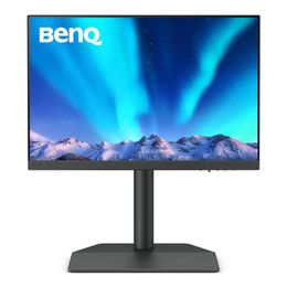BenQ LED-Monitor "BenQ 61,2cm SW242Q 16:10 HDMI/DP sb.lift/pivot spk. WQXGA", Energieeffizienz: G, schwarz, B:50,2cm H:25cm T:62,8cm, Monitore, LED-Monitor
