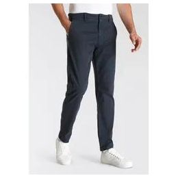Levi's Chinohose LEVI'S "Chino Taper", Damen, Gr. 33, L&auml;nge 30, blau (navy), Web, Obermaterial: 98% Baumwolle, 2% Elasthan, gerade, unten schmal kn&ouml;chellang, Hosen Chinohose, mit optimalem Stretchanteil