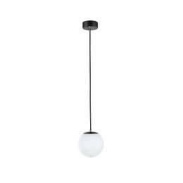 Paulmann LED Pendelleuchte "Selection Bathroom Gove IP44 9W 3000K Satin, Glas/Metall", schwarz (schwarz, wei&szlig;), 1, &Oslash; 17cm H: 150cm, 1 Stk., Leuchten, LED Pendelleuchte