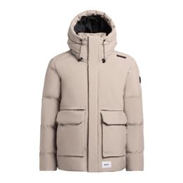 Winterjacke Khujo "Winterjacke Dave", Herren, Gr. L, beige (greige), Obermaterial: 100% Polyester PES. Obermaterial: Futter: 100% Polyester PES. 100% Polyester PES., Jacken Winterjacke