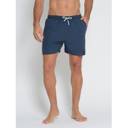 Badehose NASSAU BEACH "Badehose NB231017", Herren, Gr. S, US, schwarz (navy), Obermaterial: 100% Polyester COOLMAX PES(Coolmax)., Badehosen Badehose