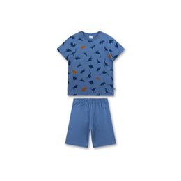 Schlafanzug Sanetta "Pyjama", Jungen, Gr. 140, blau, Obermaterial: 100% Baumwolle CO., Homewear-Sets Schlafanzug