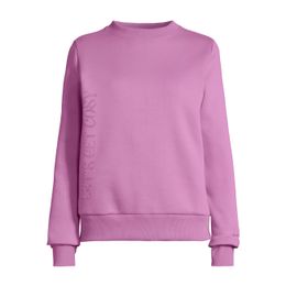 Sweatshirt SALZHAUT "Sweatshirt SCHAOPSWULLE", Damen, Gr. XS, rosa (pale), Obermaterial: 80% Baumwolle CO. 20% Polyester PES., Sweatshirts Sweatshirt