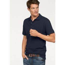 Poloshirt Tom Tailor "Basic", Herren, Gr. S, blau (navy), Piqu&eacute;, Obermaterial: 100% Baumwolle, unifarben, normal, Flachstrickb&uuml;ndchen, Shirts Poloshirt, Baumwoll-Piqu&eacute;