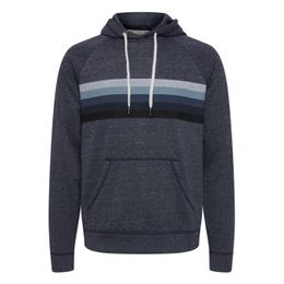 Kapuzenpullover Blend "Hoodie BHSweatshirt", Herren, Gr. S, blau (marineblaus), Obermaterial: 60% Baumwolle CO. 40% Polyester PES., gestreift, h&uuml;ftlang, Pullover Kapuzenpullover