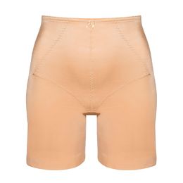 Miederhose Ulla Dessous "Miederhose mit Bein Serie Yara", Damen, Gr. 50, beige, Stoff, Obermaterial: 65% Polyamid PA. 30% Elasthan EL. 5% Baumwolle CO., Unterhosen Miederhose