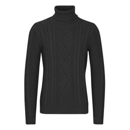 Rollkragenpullover 11 Project "Rollkragenpullover PRJamelio", Herren, Gr. XL, grau (dunkelgrau melange), Obermaterial: 70% Baumwolle CO recyc.. 30% Polyester Pol. recyc.., Pullover Rollkragenpullover