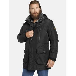 Winterjacke Jan Vanderstorm "Funktionsjacke BOTULFR", Herren, Gr. 58, schwarz, Obermaterial: 100% Polyester COOLMAX PES(Coolmax)., Jacken Winterjacke