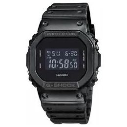 Chronograph Casio G-SHOCK, schwarz (schwarz, schwarz), Armbanduhren, Damen, Chronograph, Quarzuhr,Armbanduhr,Herrenuhr,digital, bis 20bar wasserd. Resinarmband