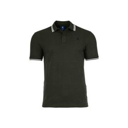 G-Star Raw Poloshirt G-STAR "Poloshirt Dunda Slim Stripe Polo", Herren, Gr. XL, grau (dunkelgrau), Obermaterial: 95% Baumwolle CO(Bio). 5% Elasthan EL., Shirts Poloshirt