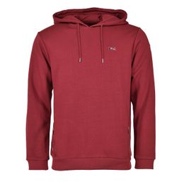 Hoodie JCC "Hoodie 310212112", Herren, Gr. L, rot (bordeaux), Obermaterial: 60% Baumwolle CO. 40% Polyester COOLMAX PES(Coolmax)., Pullover Hoodie